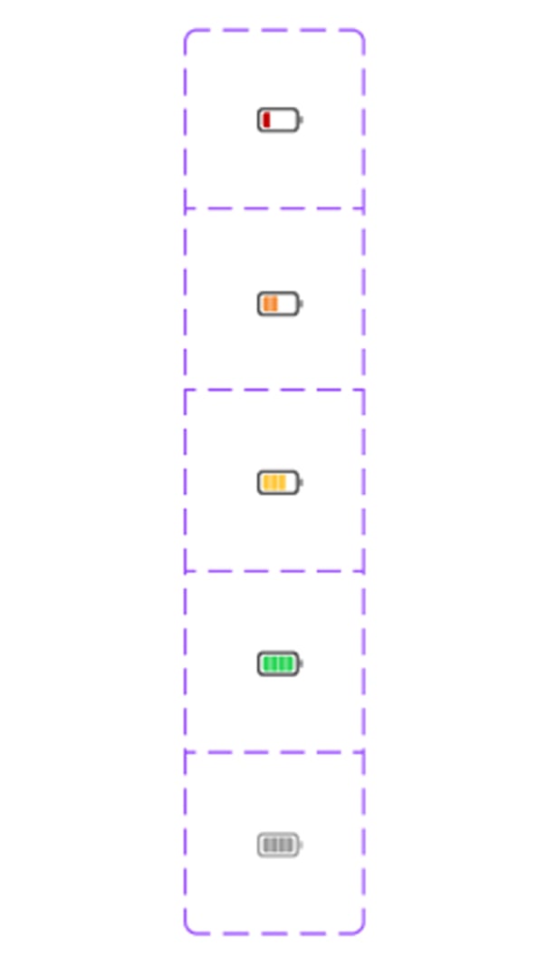Label Battery Life Status