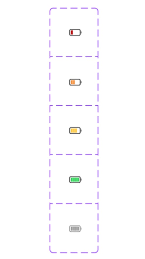 Label Battery Life Status